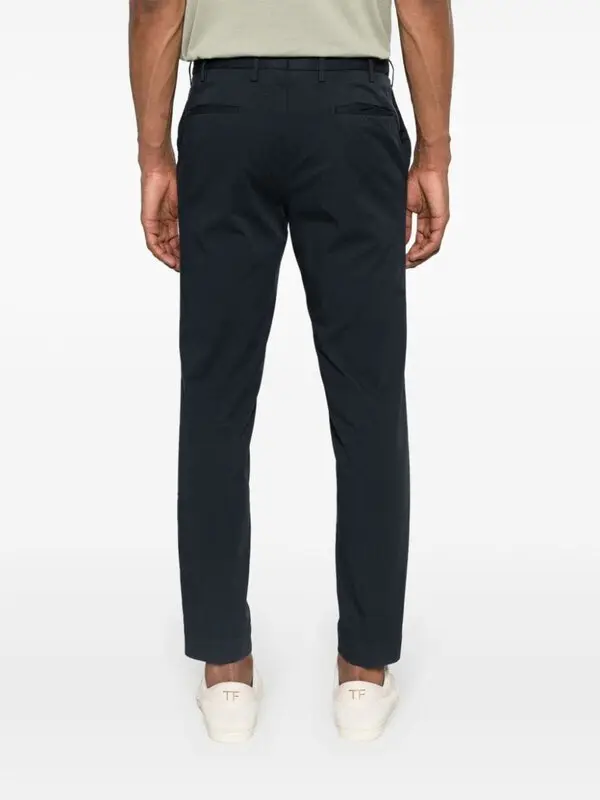 Incotex Tapered Stretch-cotton Chinos - Blue