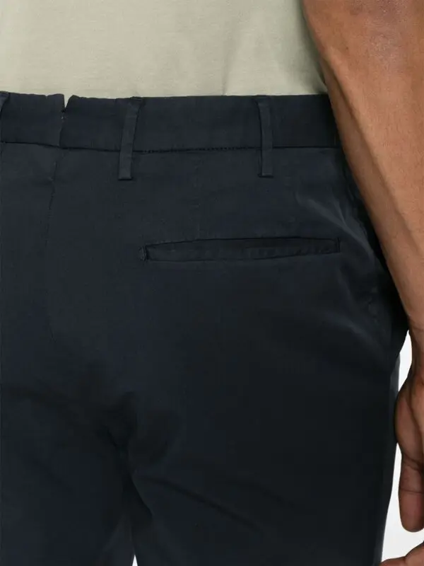Incotex Tapered Stretch-cotton Chinos - Blue