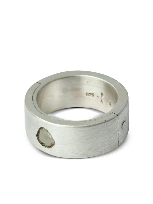 PARTS OF FOUR Sistema Ring With Yellow Diamond - Silver