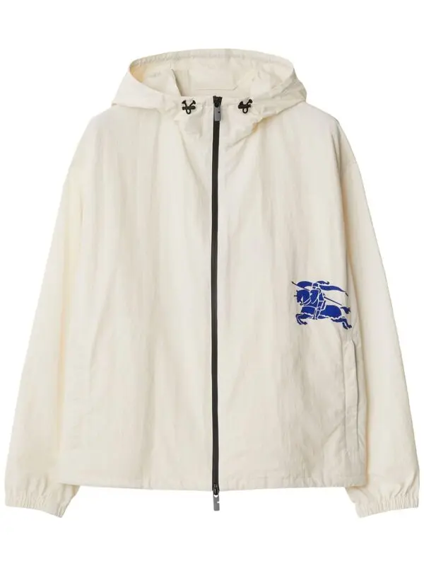 Burberry Ekd-patch Hooded Jacket