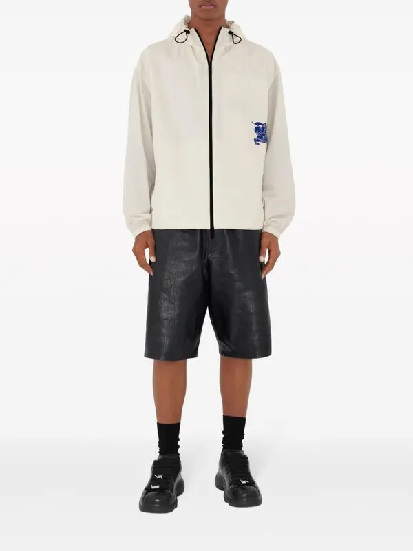 Burberry Ekd-patch Hooded Jacket