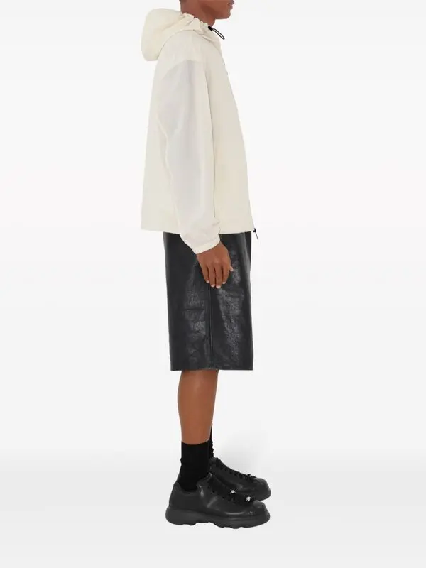 Burberry Ekd-patch Hooded Jacket