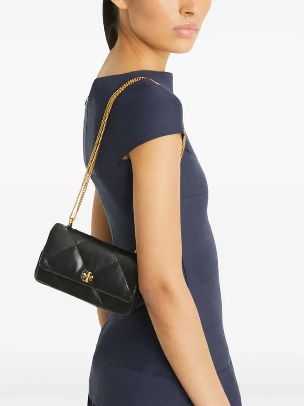 Tory Burch Kira Diamond-quilted Flap Bag - Black