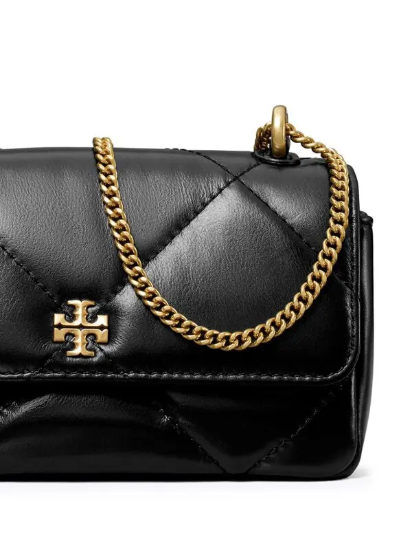 Tory Burch Kira Diamond-quilted Flap Bag - Black
