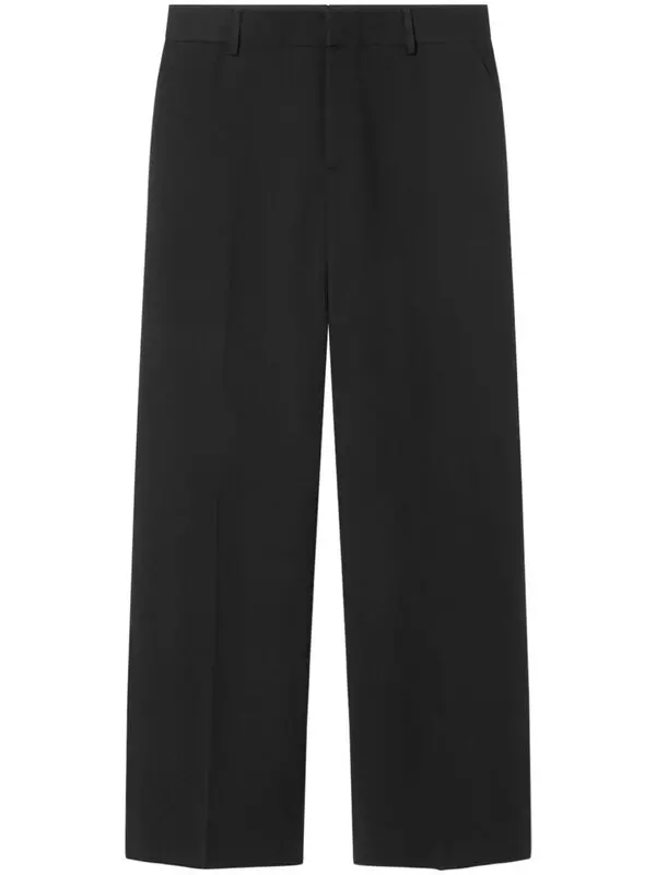 Versace Wide-leg Virgin Wool Trousers
