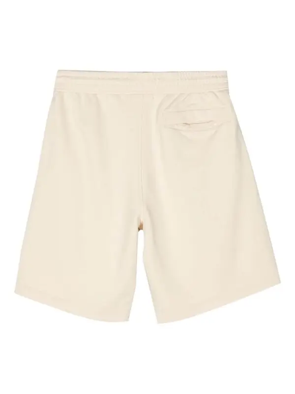 Maison Kitsuné Fox-patch Track Shorts - Neutrals