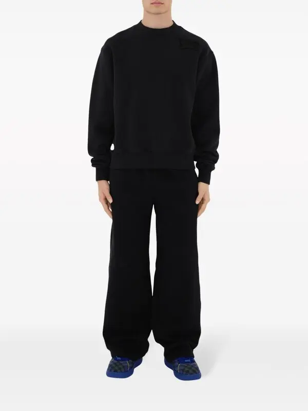 Burberry Ek Embroidery Straight-leg Trousers
