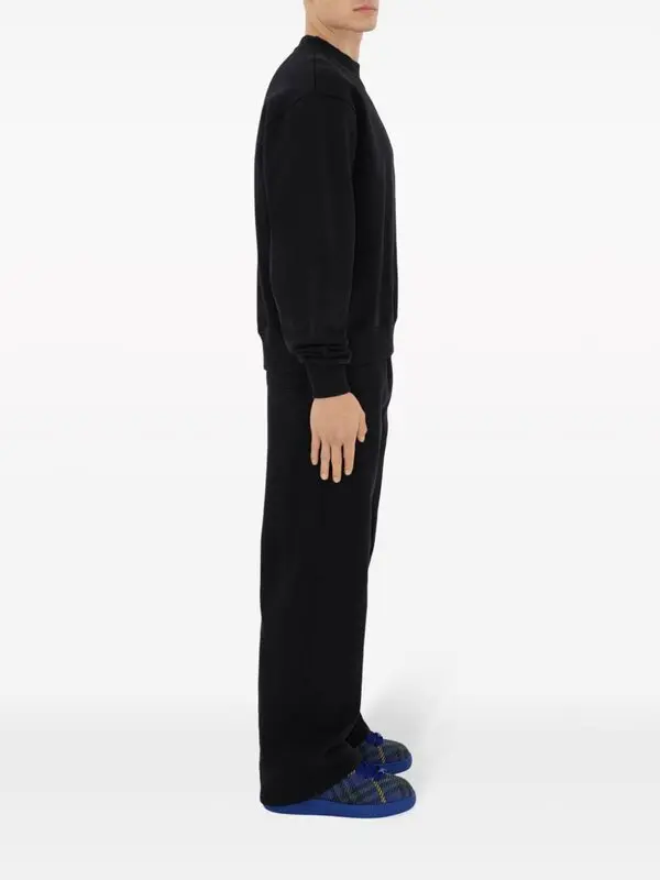 Burberry Ek Embroidery Straight-leg Trousers