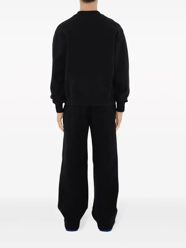 Burberry Ek Embroidery Straight-leg Trousers