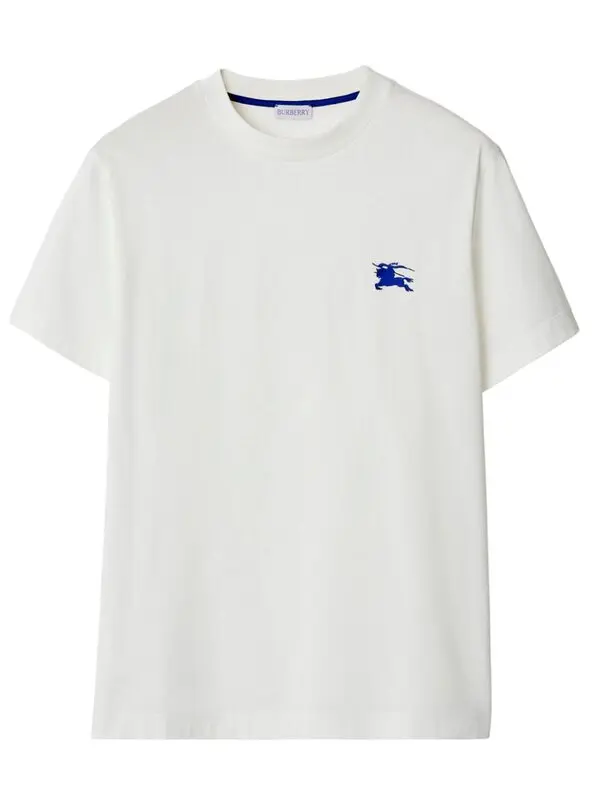 Burberry Logo-embroidered Cotton T-shirt