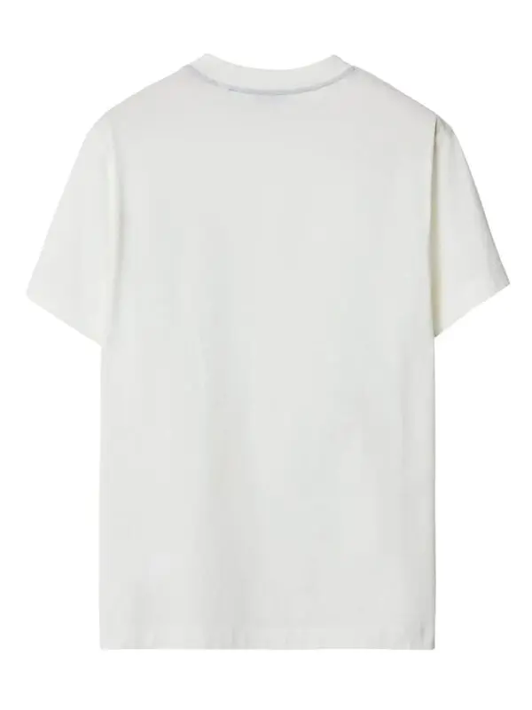 Burberry Logo-embroidered Cotton T-shirt