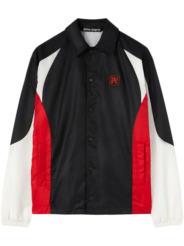 Palm Angels Logo-print Panelled Jacket