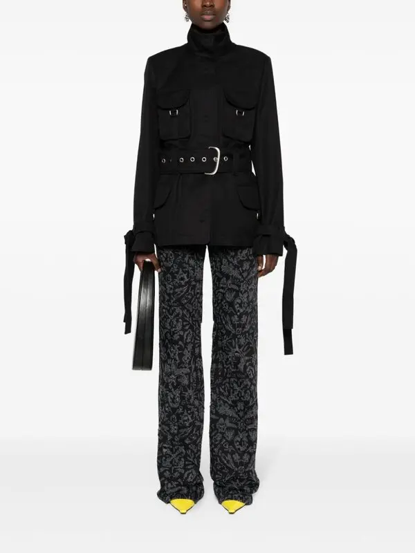 Off-White Co Cargo Belted Jacket