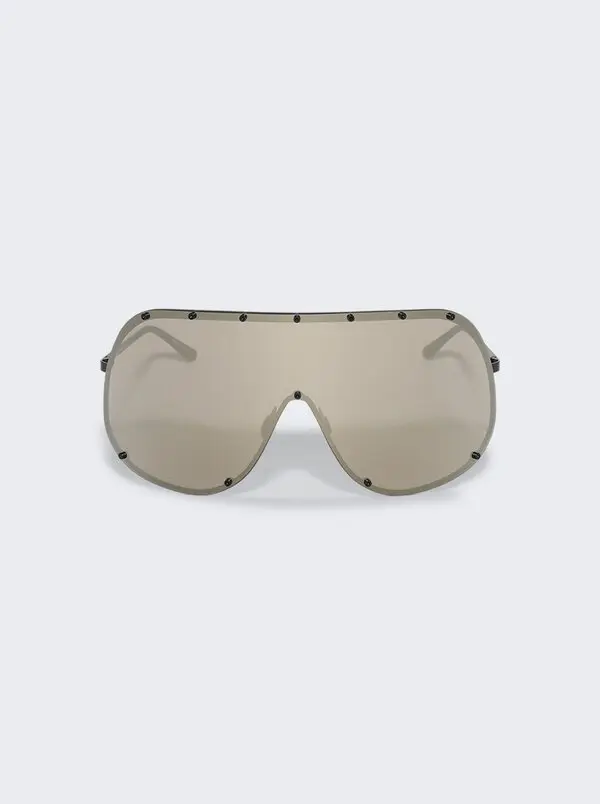 Rick Owens Shield Sunglasses - Black