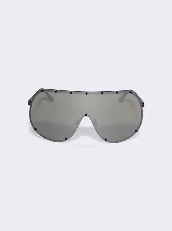 Rick Owens Shield Sunglasses - Black