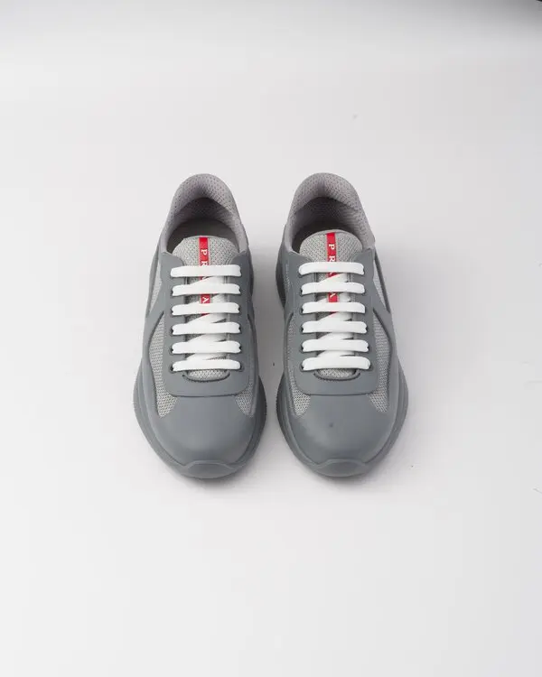 Prada America's Cup Sneakers - Gold/silver