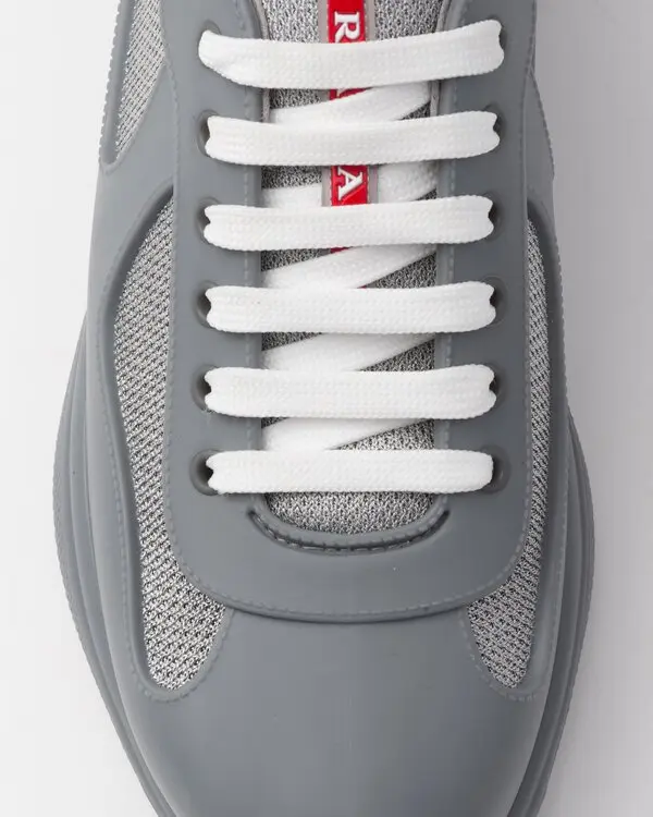 Prada America's Cup Sneakers - Gold/silver