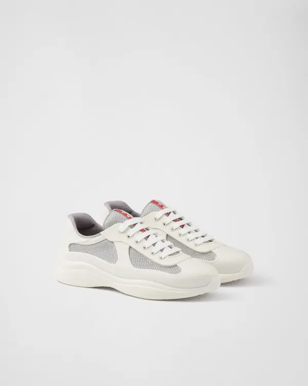 PRADA America’s cup レースアップスニーカー Prada America'S Cup Sneakers - Cream-0 | Editorialist