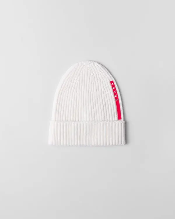 Prada Wool Beanie - White