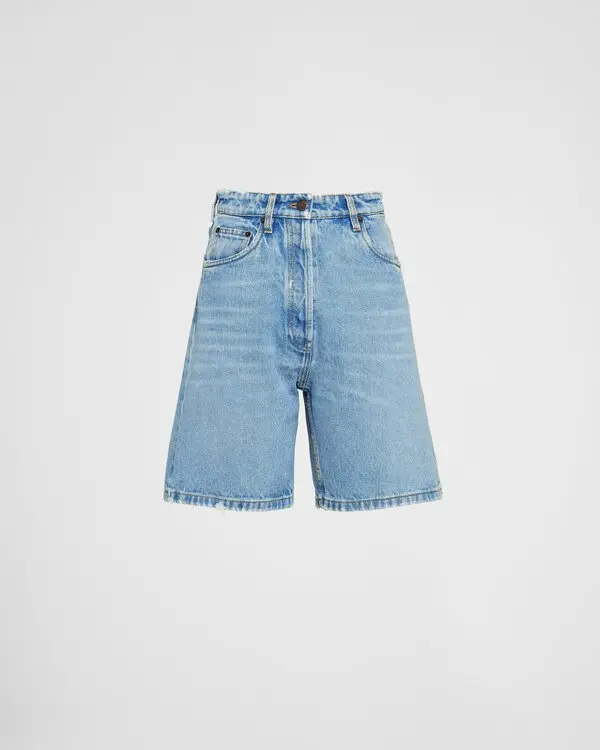 Prada Denim Bermudas