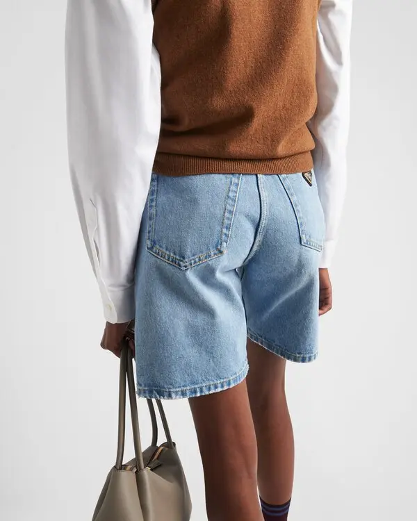 Prada Denim Bermudas