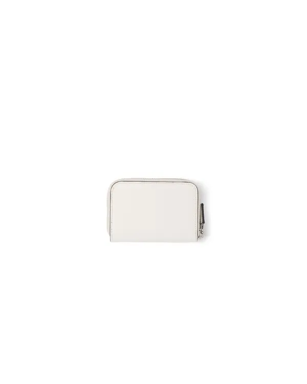Prada Saffiano Coin Purse - White