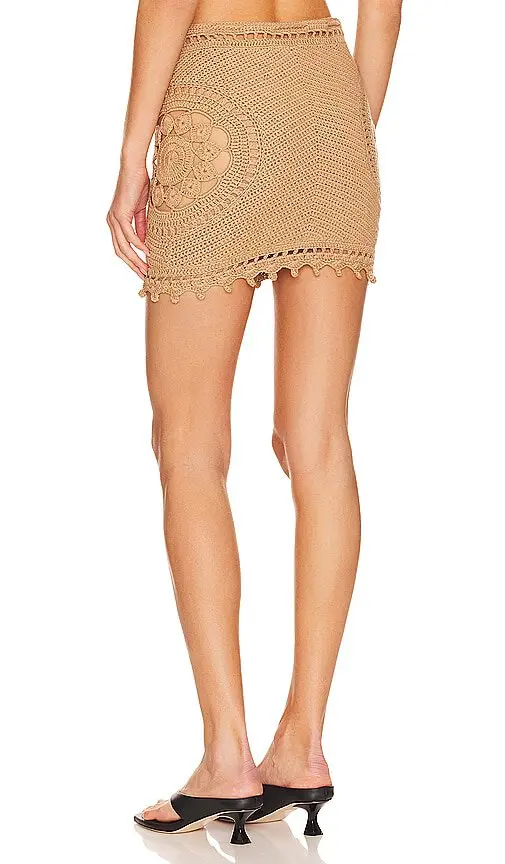 Tularosa Nassau Crochet Knit Skirt