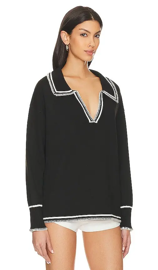 SNDYS. Arlington Collared Sweater