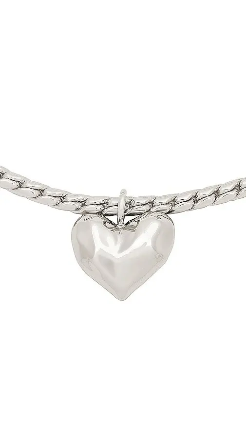 LUV AJ The Molten Heart Statement Necklace