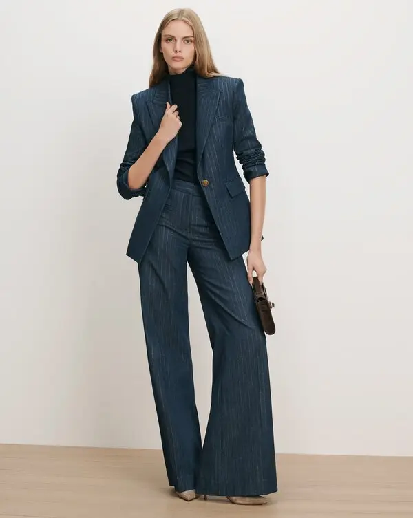Veronica Beard Naira Denim Dickey Jacket