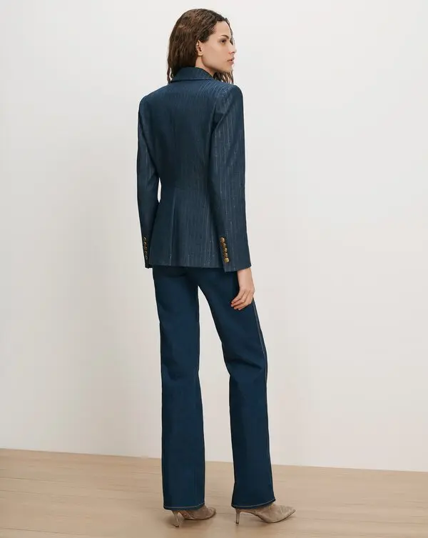 Veronica Beard Naira Denim Dickey Jacket