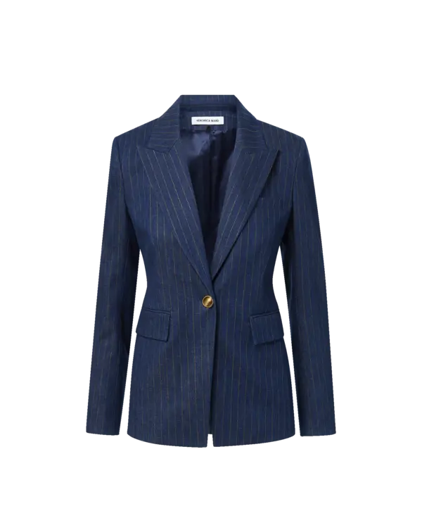 Veronica Beard Naira Denim Dickey Jacket