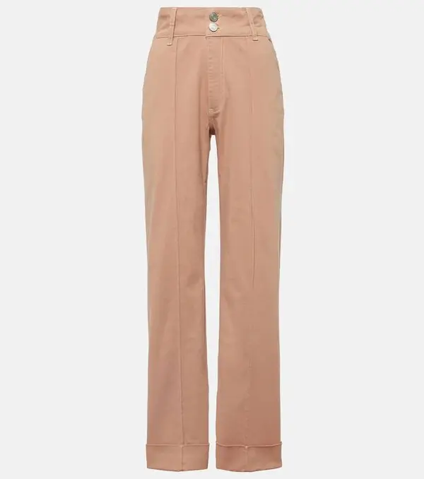 FRAME 70s High-rise Straight-leg Jeans