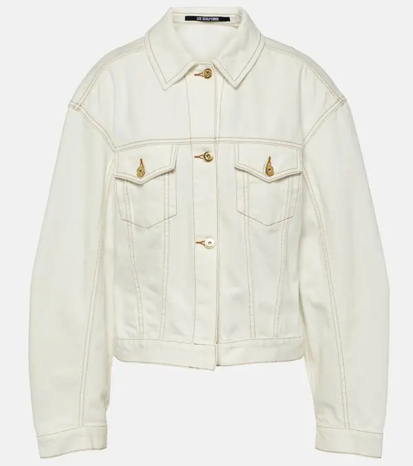 Jacquemus La Veste De-nîmes Denim Jacket - Neutrals