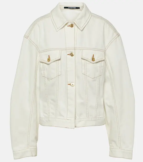 Jacquemus La Veste De-nîmes Denim Jacket - Neutrals
