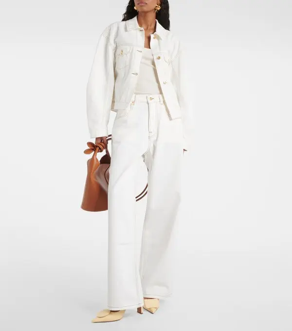 Jacquemus La Veste De-nîmes Denim Jacket - Neutrals