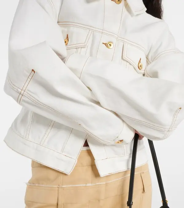 Jacquemus La Veste De-nîmes Denim Jacket - Neutrals