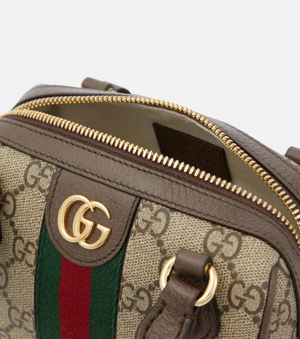 Gucci Ophidia Mini Gg Canvas Shoulder Bag - Multicoloured