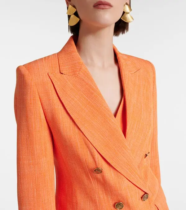 Etro Double-breasted Blazer - Beige