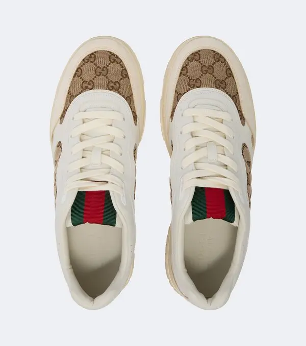 Gucci Gg Canvas Sneakers - White