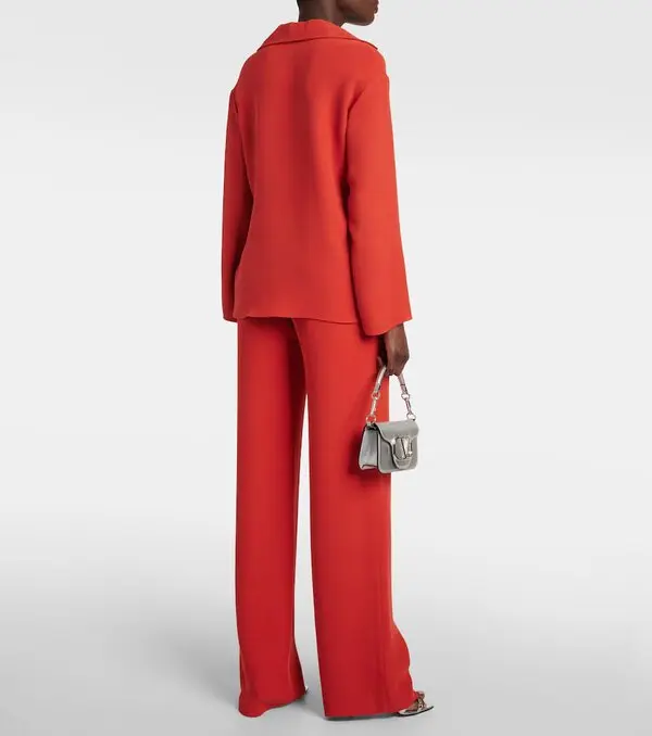 Valentino Garavani Tie-neck Blouse - Orange