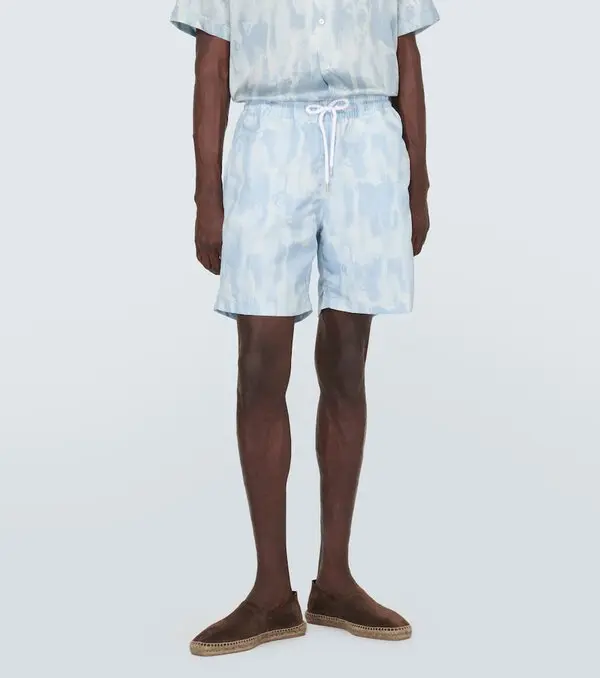 Frescobol Carioca Printed Swim Trunks