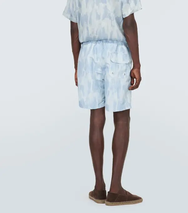 Frescobol Carioca Printed Swim Trunks