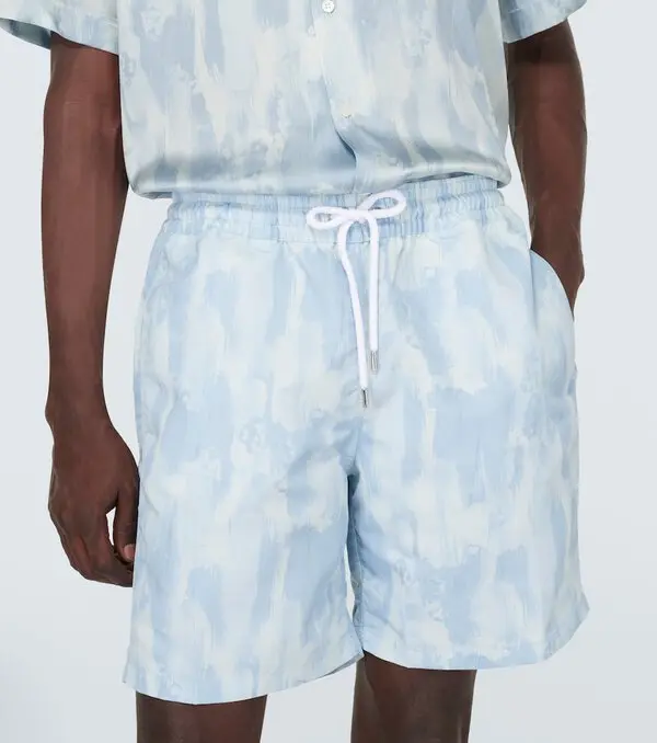 Frescobol Carioca Printed Swim Trunks