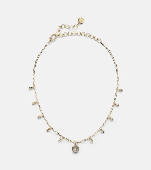 Shay Jewelry Illusion 18kt Yellow Necklace With Diamonds - Gold