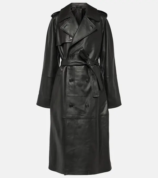 Wardrobe.NYC Leather Trench Coat