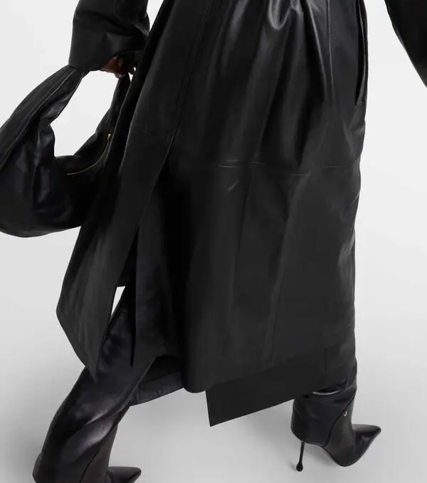 Wardrobe.NYC Leather Trench Coat