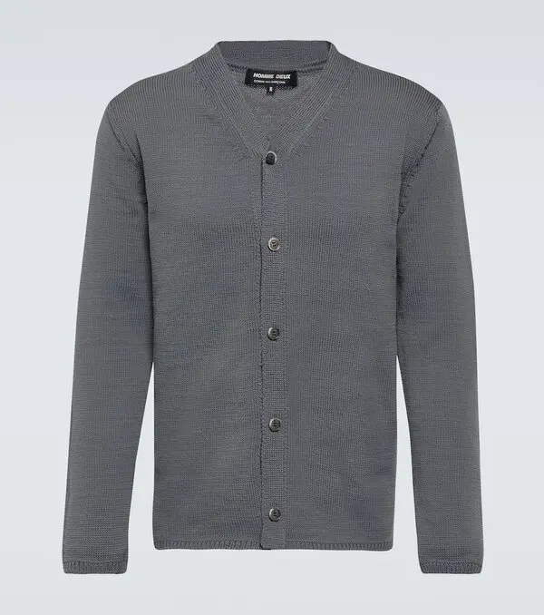 Comme Des Garçons Homme Deux V-neck Jersey Cardigan