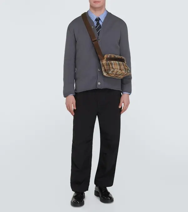 Comme Des Garçons Homme Deux V-neck Jersey Cardigan