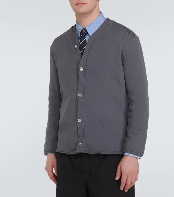 Comme Des Garçons Homme Deux V-neck Jersey Cardigan